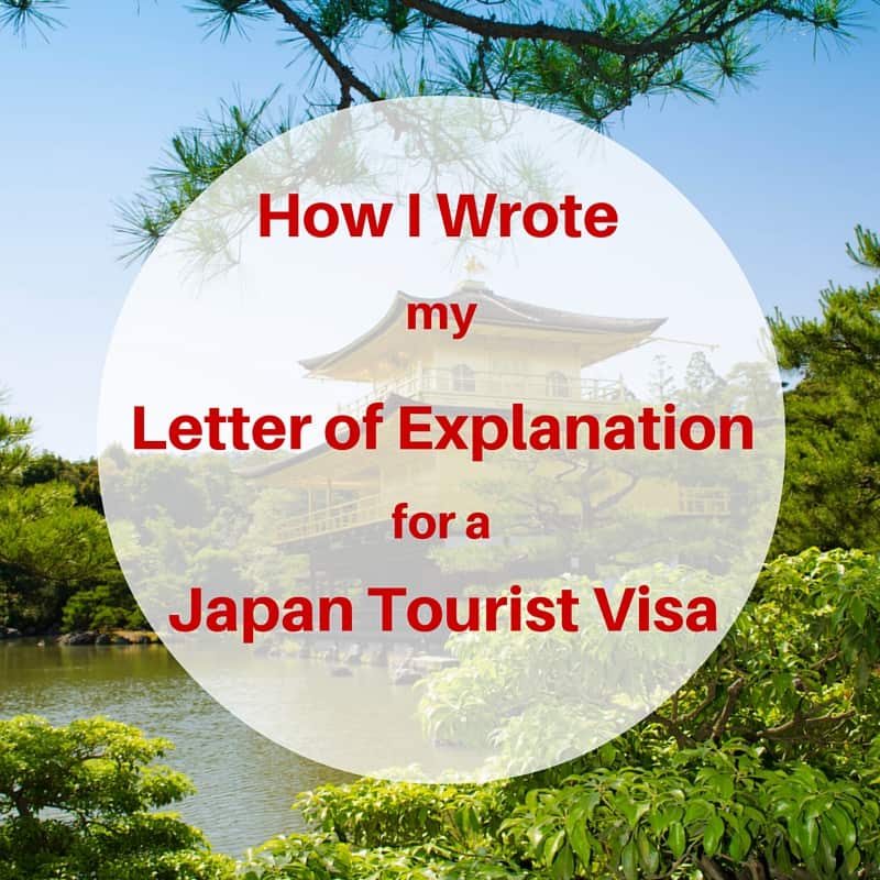 How I Wrote My Letter Of Explanation Japan Tourist Visa ITravelRox How I Wrote My Letter Of Explanation Japan Tourist Visa ITravelRox